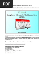 Statutory Due Dates Chart | PDF | Government Finances | Taxes