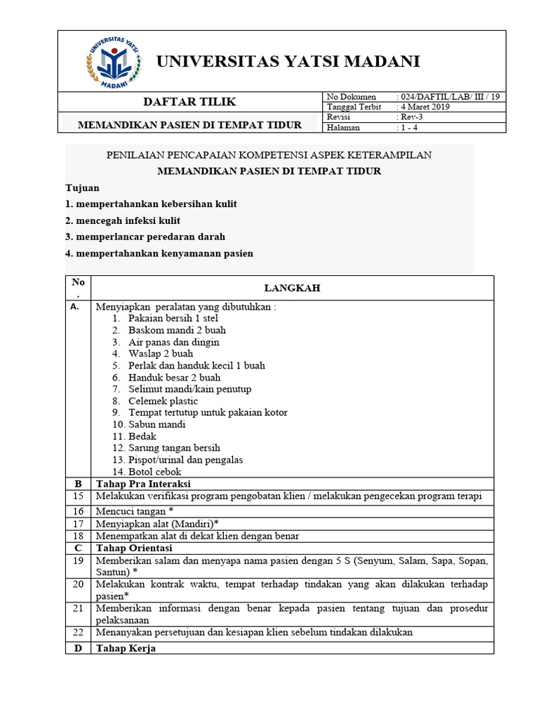 Daftil Memandikan Uprak | PDF