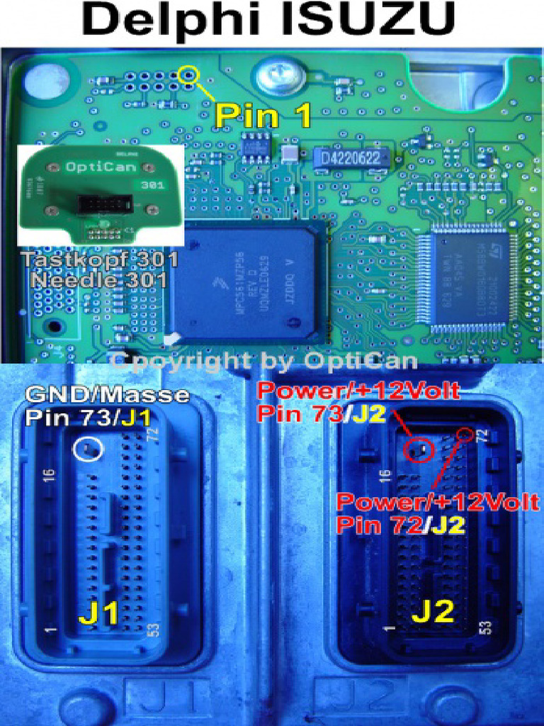Manual Compendio PINOUTs DELPHI | PDF