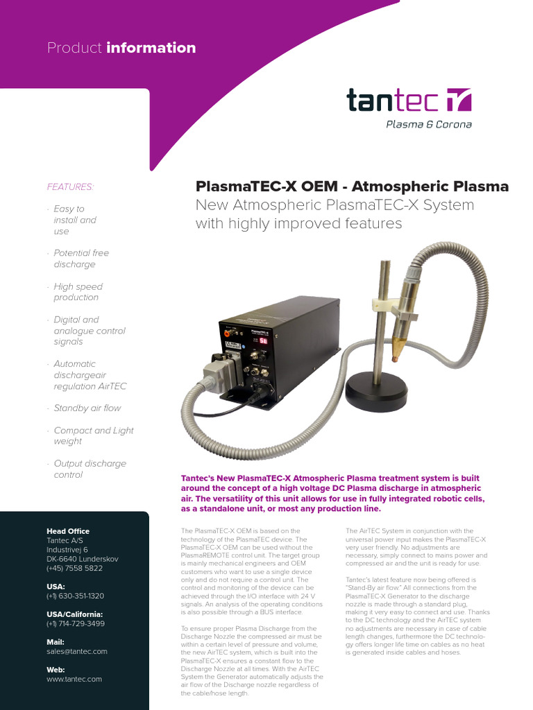 PlasmaTEC X OEM GB | PDF