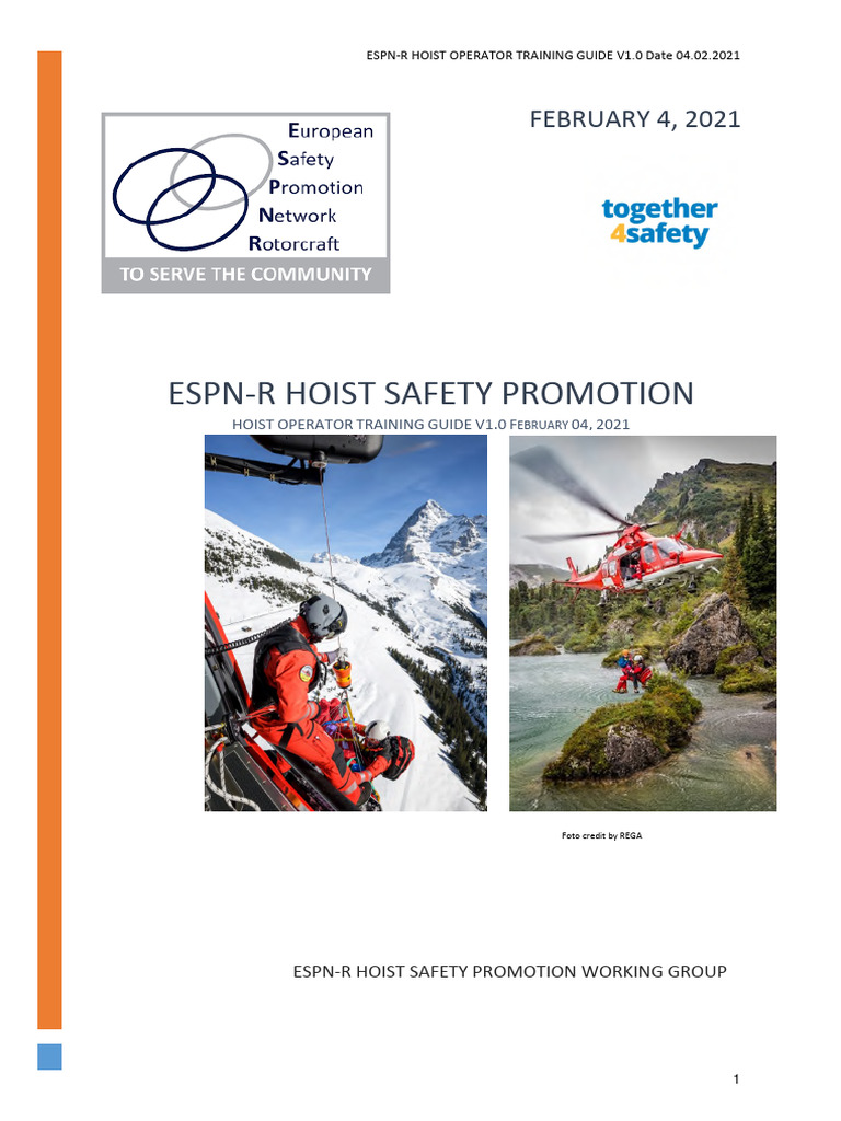 Helicopter Hoist Operator Training Guide | PDF | Risk | Risk Assessment