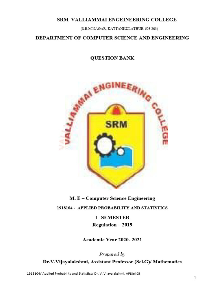 Applied-Probability-And-Statistics-Problems Basic With Questions | PDF ...