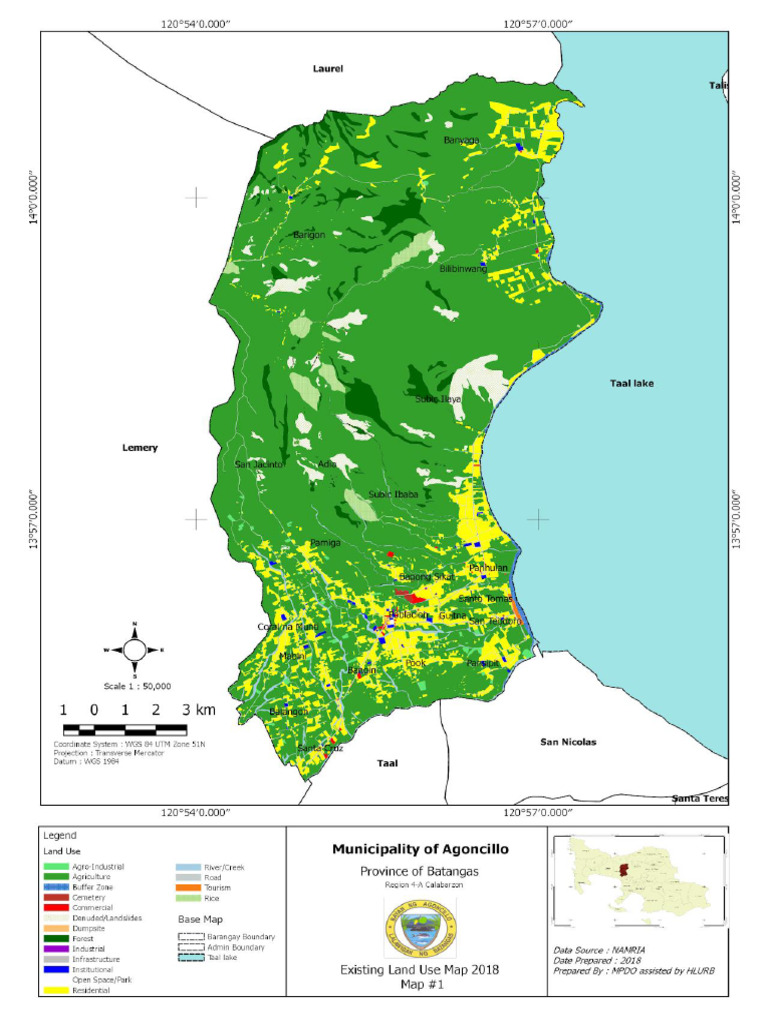 Agoncillo, Batangas Zoning Map | PDF