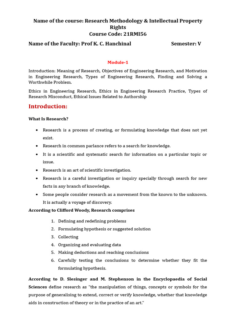 Module 1 - Rm&ipr | PDF | Quantitative Research | Motivation