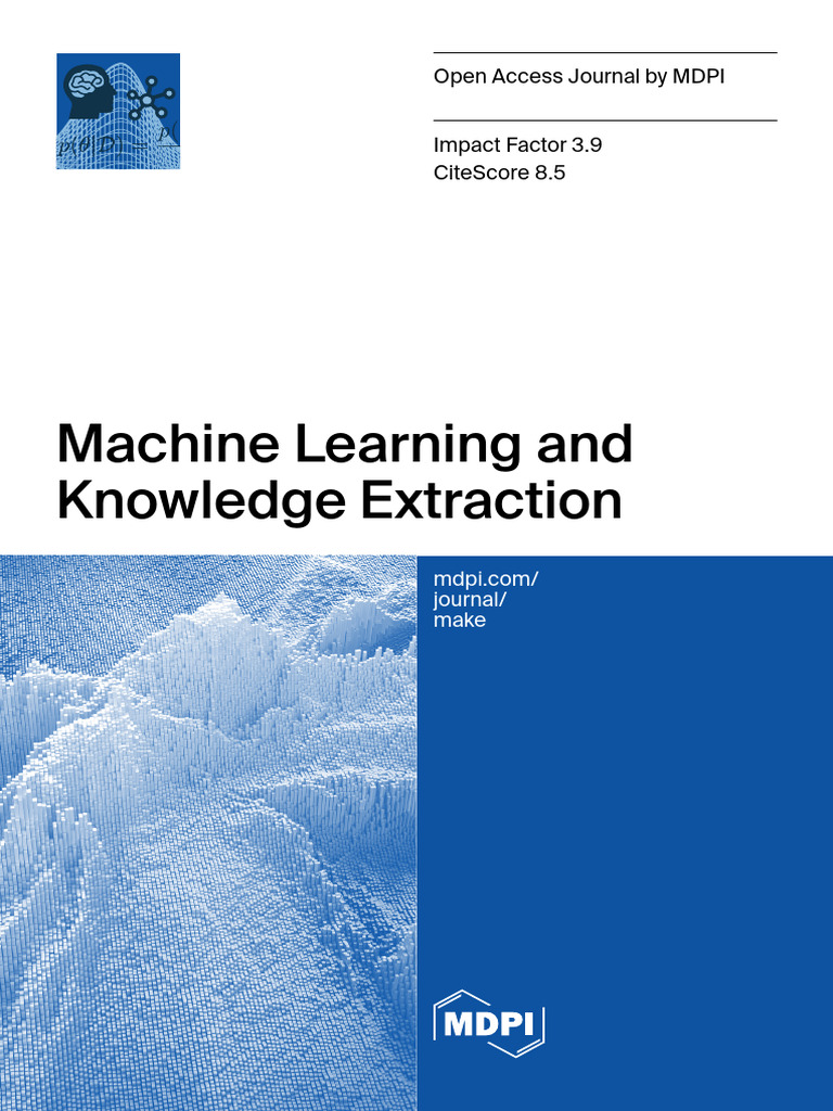 Machine Learning and Knowledge Extraction | PDF Machine Learning and Knowledge Extraction | PDF