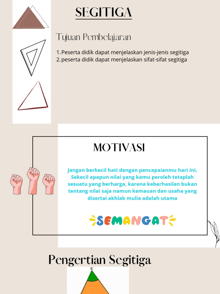 Sifat dan Jenis Segitiga dalam Geometri | PDF | Griya & Taman | Seni