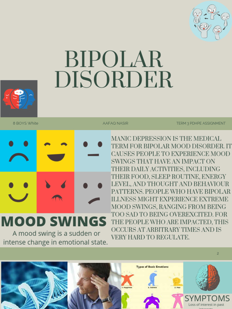 Understanding Bipolar Disorder Symptoms | PDF | Bipolar Disorder | Mood ...
