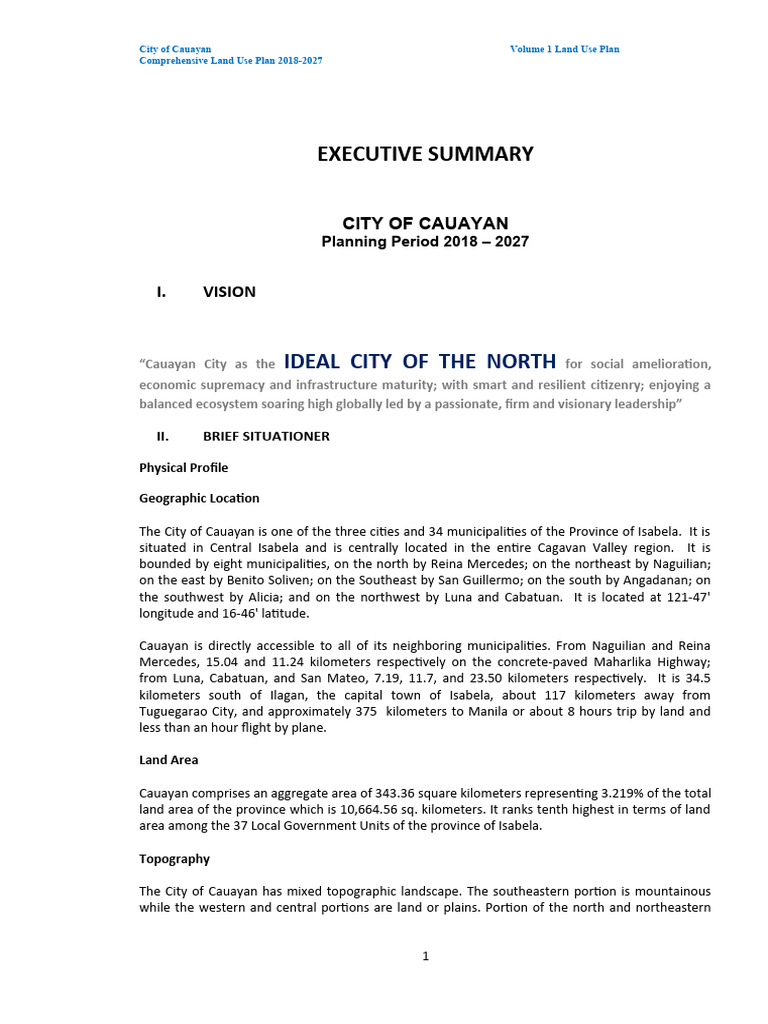 EXECUTIVE Summary Final REVISED | Download Free PDF | Groundwater | Rain