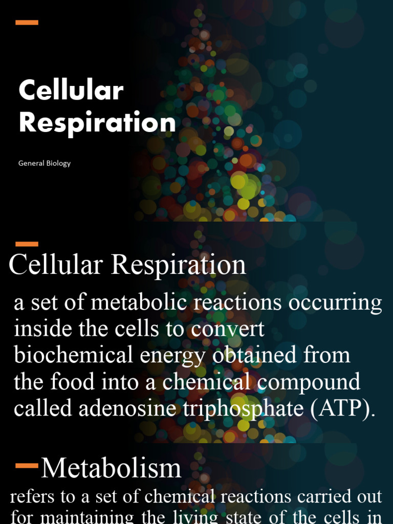 Lesson 14 Cellular Respiration | Download Free PDF | Cellular ...