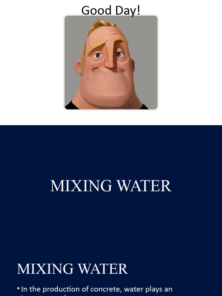 Mixing Water | PDF | Concrete | Construction Aggregate