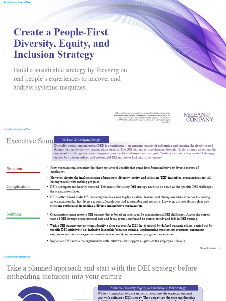 Diversity and Inclusion Strategy | PDF | Focus Group | Corporate Social Responsibility