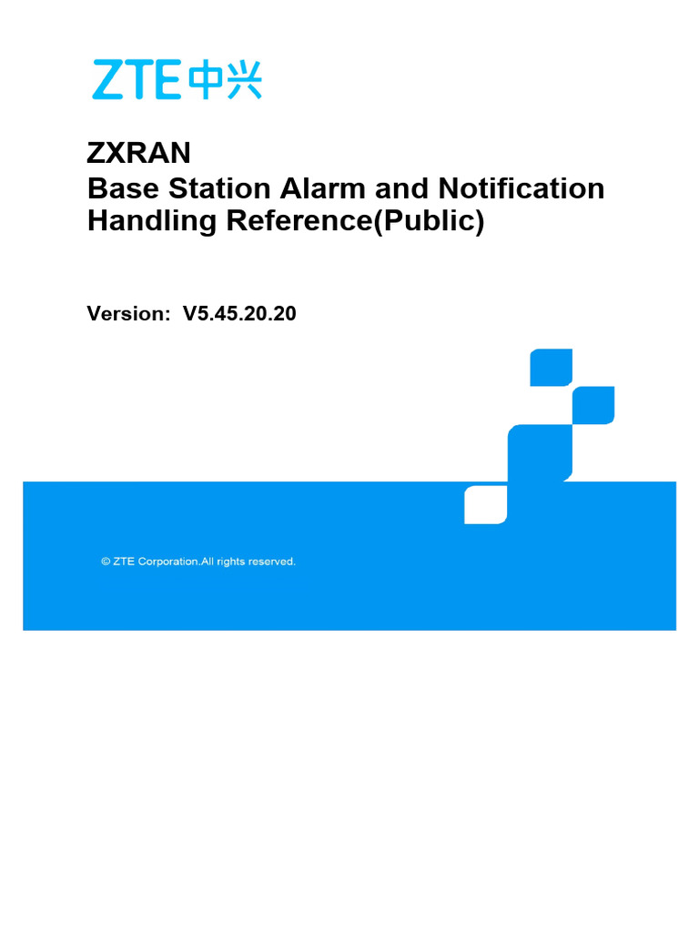 Base Station Alarm and Notificaiton Handling Reference (Public) | PDF ...