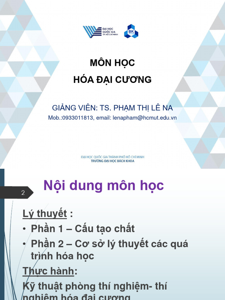 Chuong 2. Cau Tao Nguyen Tu-Bai Giang | PDF