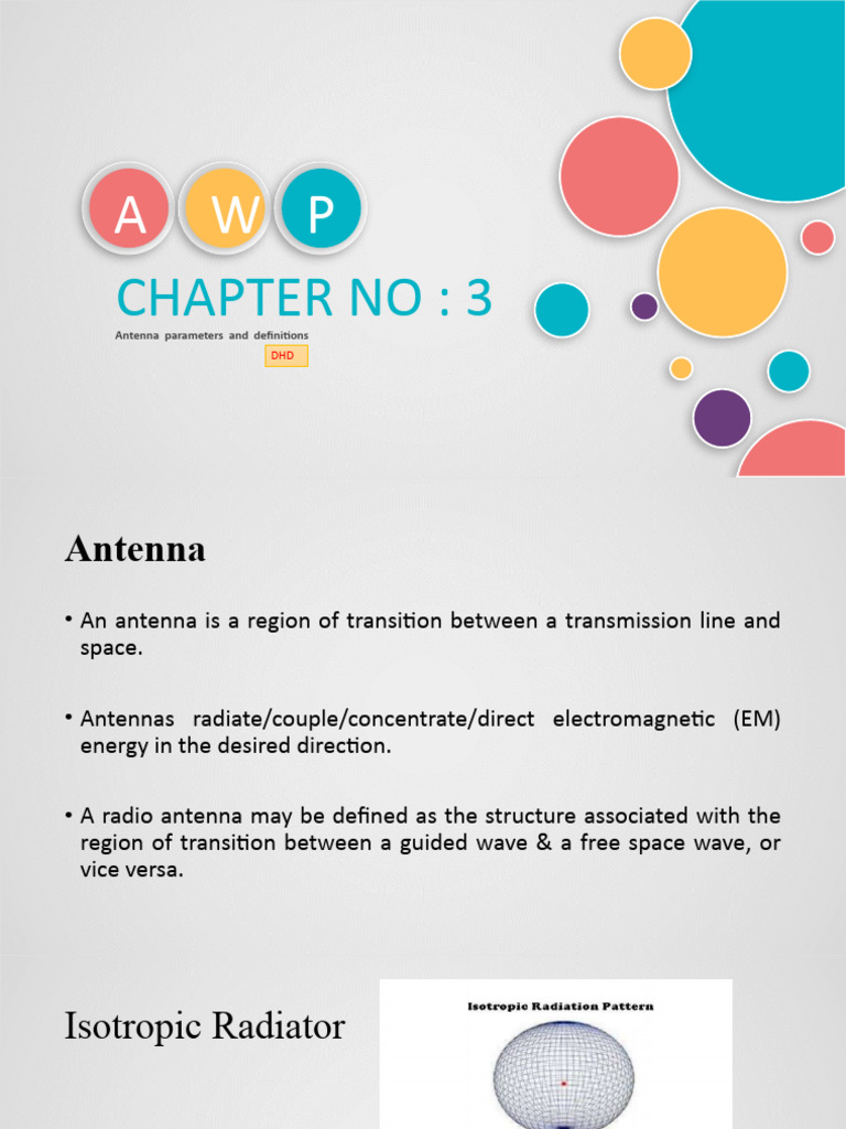 Chapter - 3 Awp | PDF | Antenna (Radio) | Waves