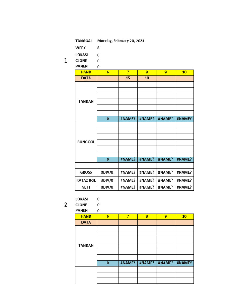 Format Laporan Qc 8 12 2023 Pdf Insects