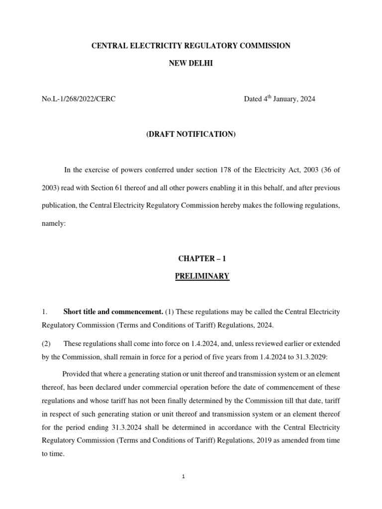 Draft Notification | PDF | Power Station | Electric Power Transmission
