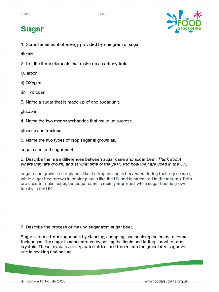 Sugar Ws fc1114 | PDF | Science & Mathematics
