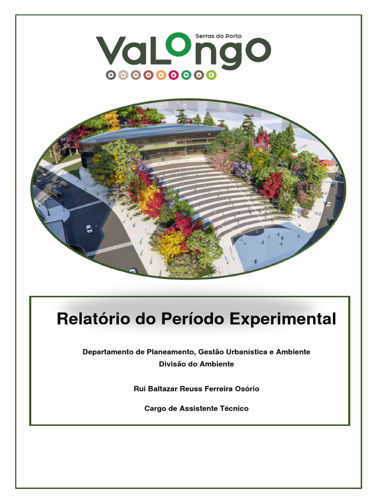 Relatório Período Experimental - Rui Osório | PDF