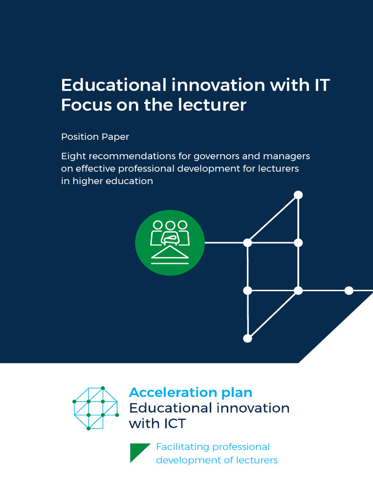 Position Paper Educational Innovation With IT Focus On The Lecturer ...