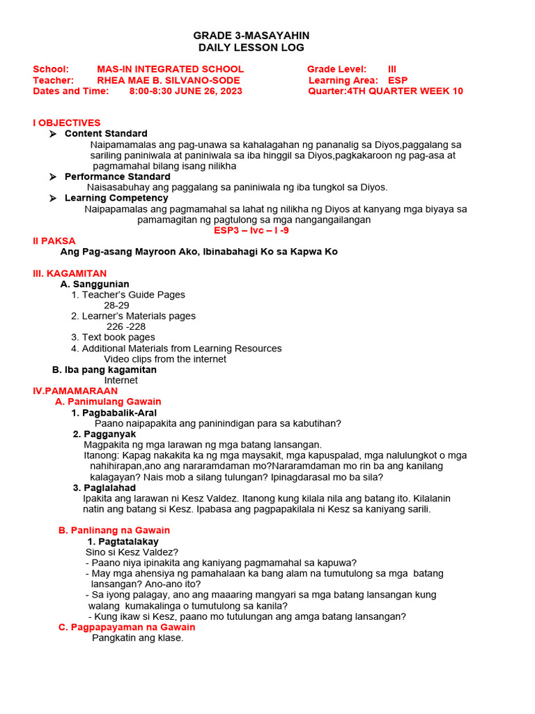 Esp Week 9 Pdf