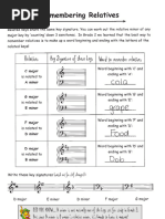07 C Major Scale Worksheet | PDF | Home & Garden