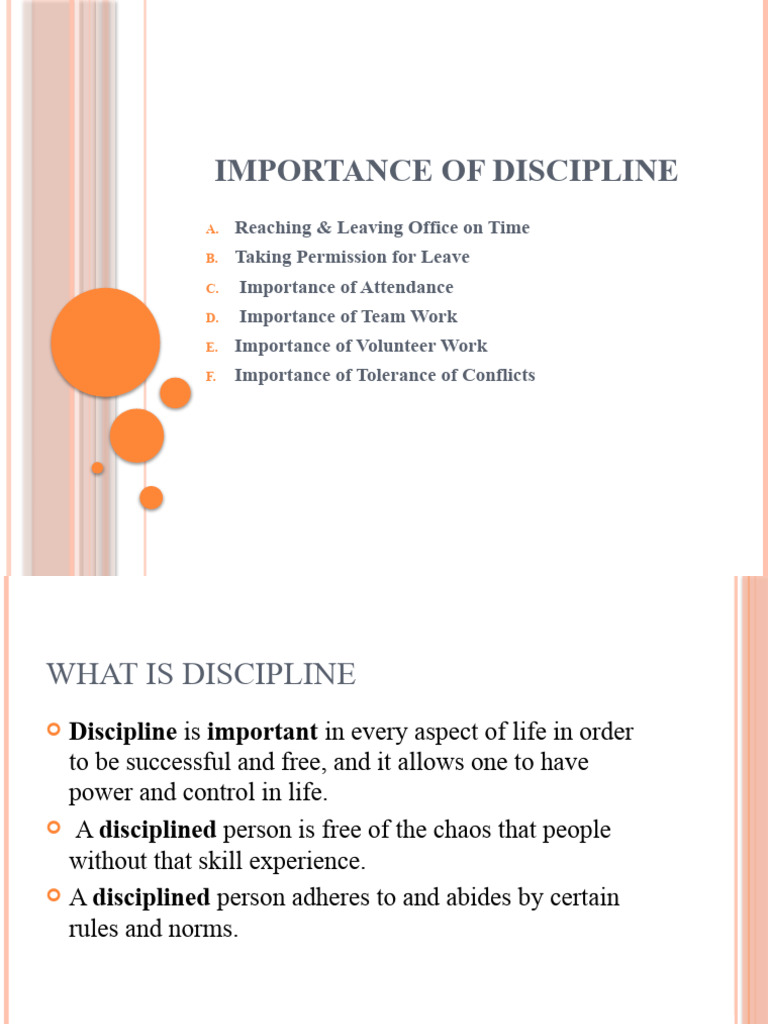 Workplace Discipline Essentials | PDF | Anger | Sick Leave