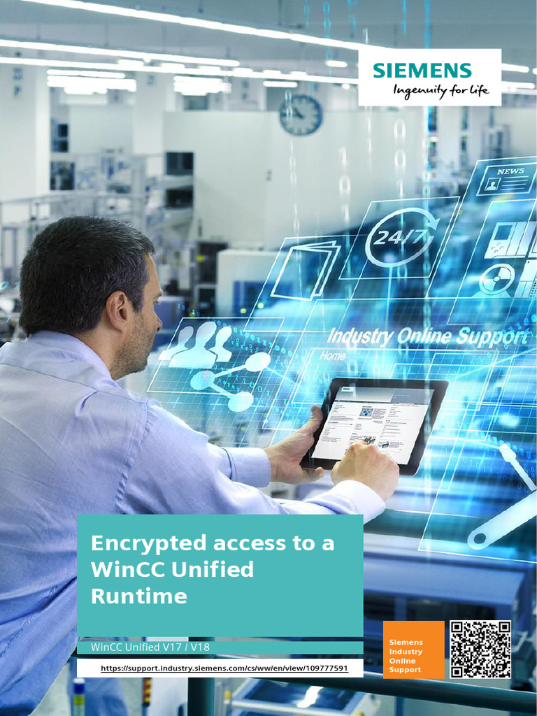 Encrypting WinCC Unified Runtime Access | PDF | Computers