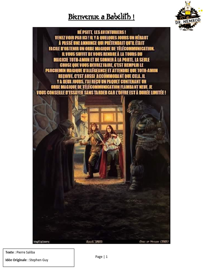 Bienvenue À Babelith | PDF