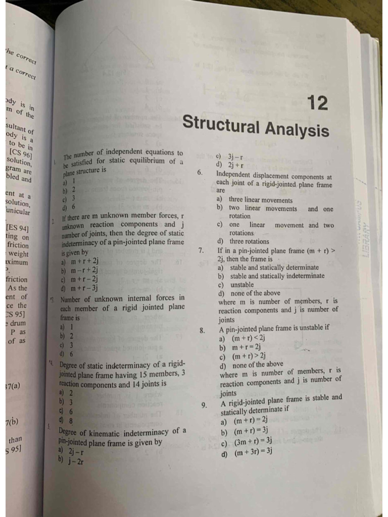 Gupta Gupta Structural Analysis | PDF