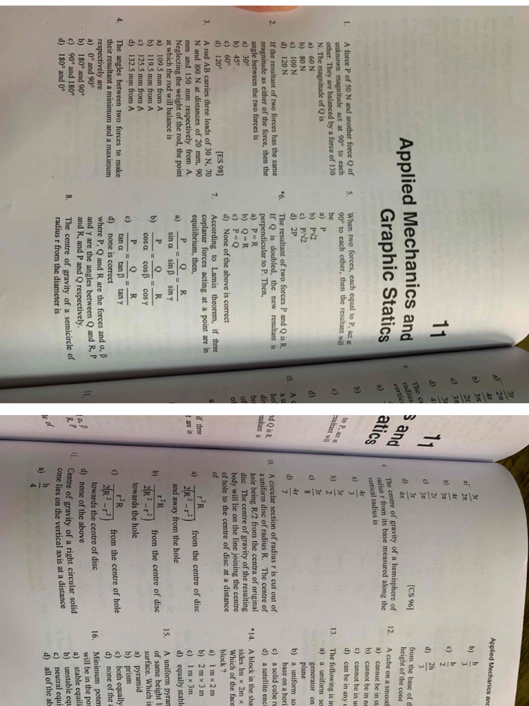 Gupta Gupta Applied Mechanics | PDF