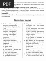 Multiple Choice Questions Class 5 Science | PDF | Seed | Bacteria