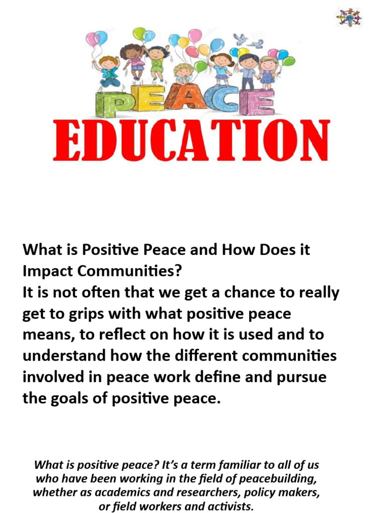 Peace Positive | PDF
