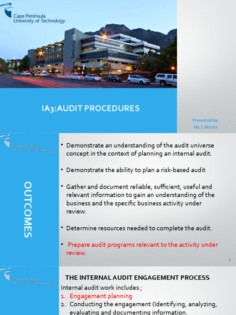Unit 5 Audit Engagement - Audit Procedures | PDF | Audit | Internal Audit Unit 5 Audit Engagement - Audit Procedures | PDF | Audit | Internal Audit