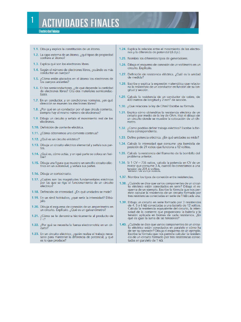 Actividades Finales | PDF