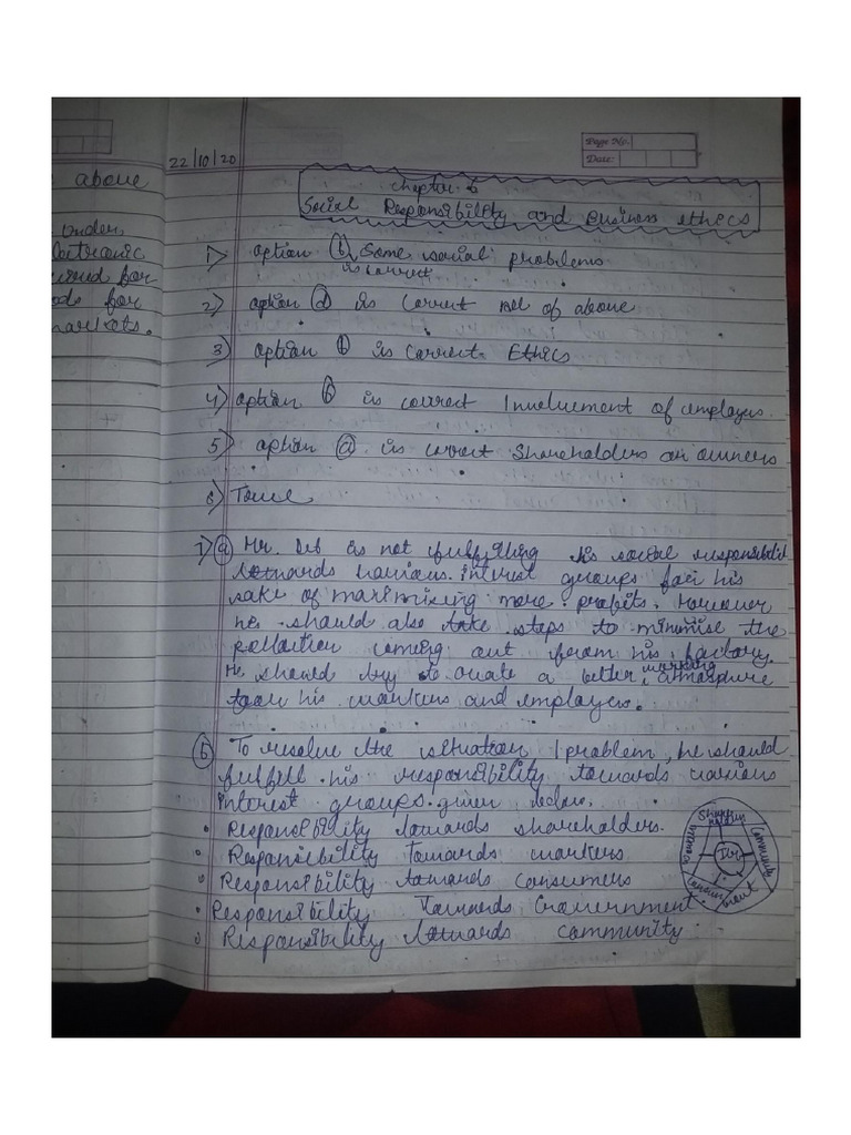 Chapter 6 Assignment Vishal Gupta Class 11C | PDF