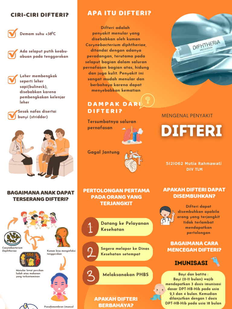 Leaflet Difteri | PDF
