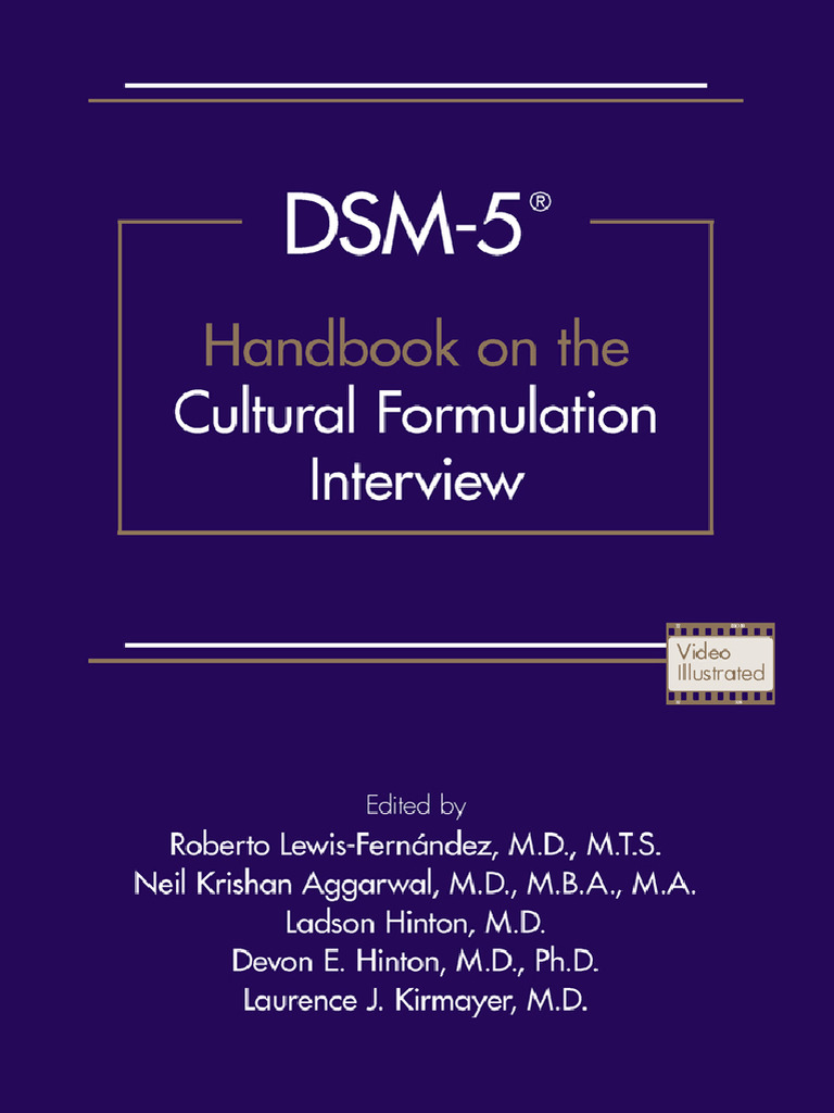 DSM-5® Handbook On The Cultural Formulation Interview | PDF | Diagnostic And Statistical Manual ...