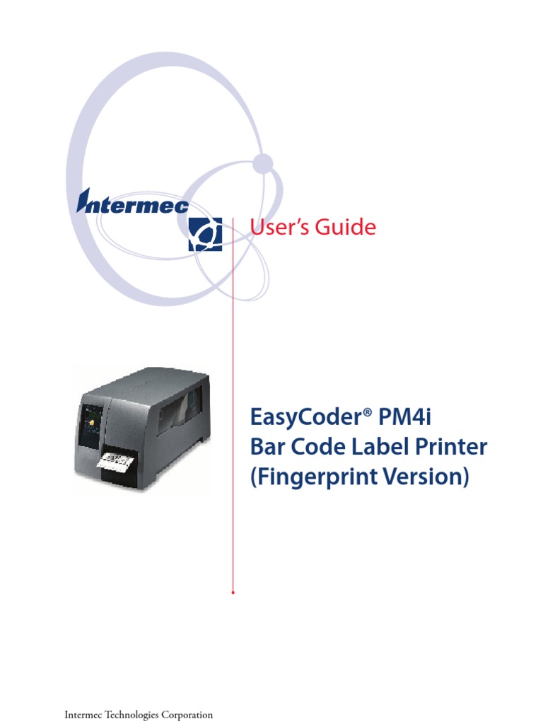 User'S Guide: Easycoder® Pm4I Bar Code Label Printer (Fingerprint ...