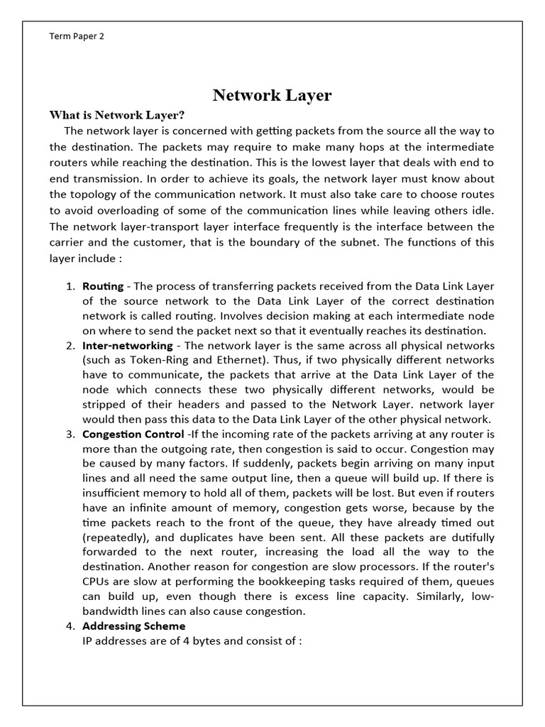 Work Layer Pdf Computer Network Router Computing 8855
