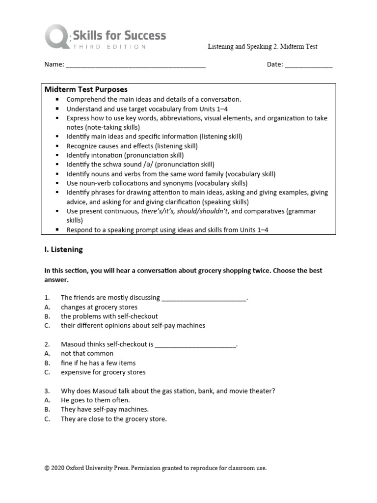 Q3e LS2 MT Student | PDF