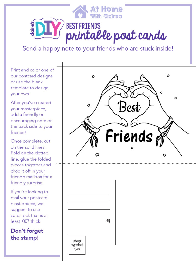 DIY Postcards | PDF | Postcard | Written Communication