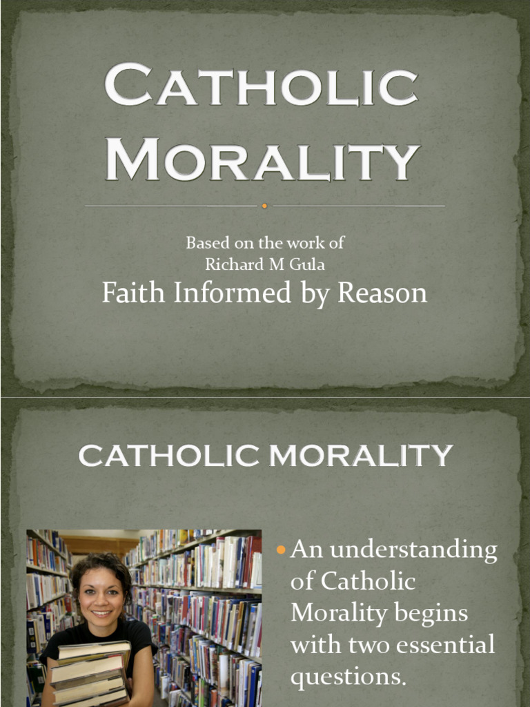 Catholic Morality | PDF | Science & Mathematics