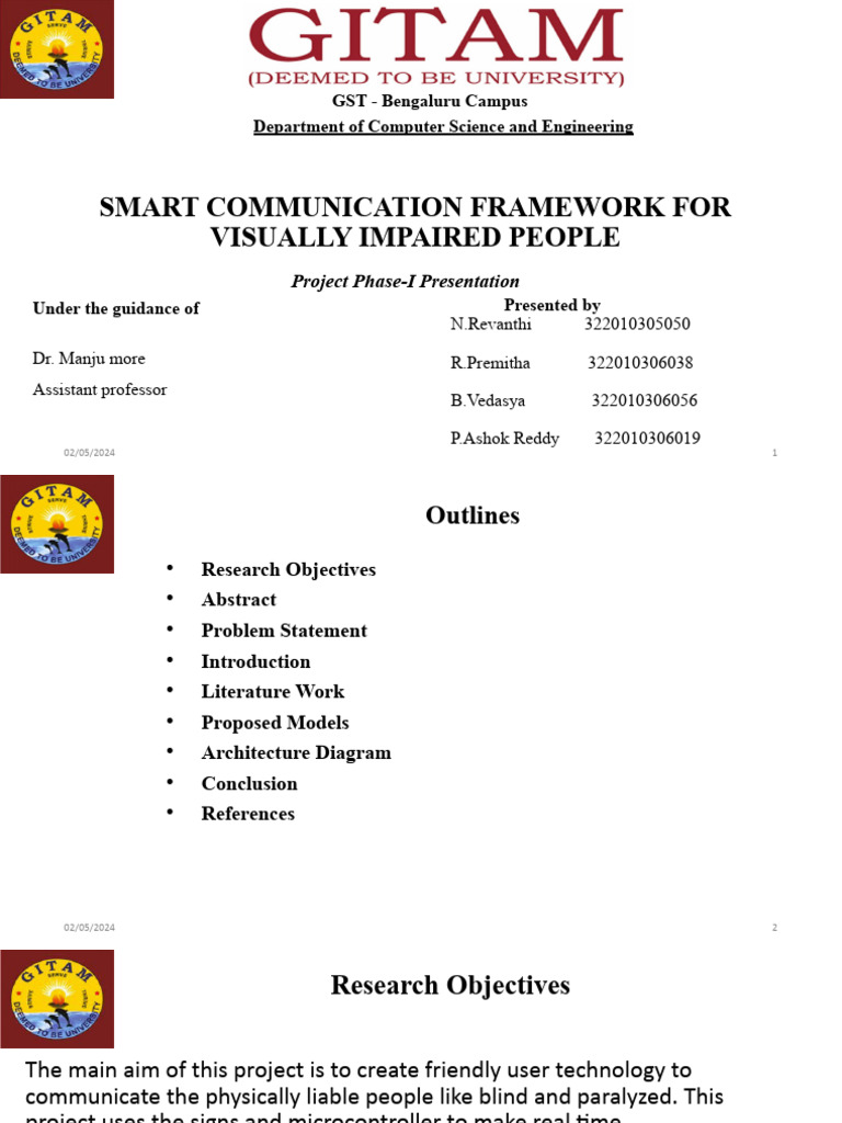 Project Phase-I Presentation 2023 | PDF