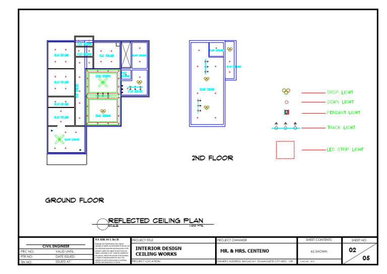 Reflected Ceiling Plan | PDF