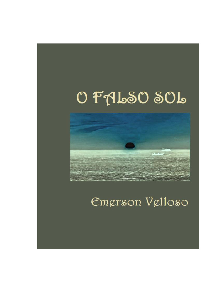 O Falso Sol (No Formato Livro) | PDF | Sol | Relâmpago
