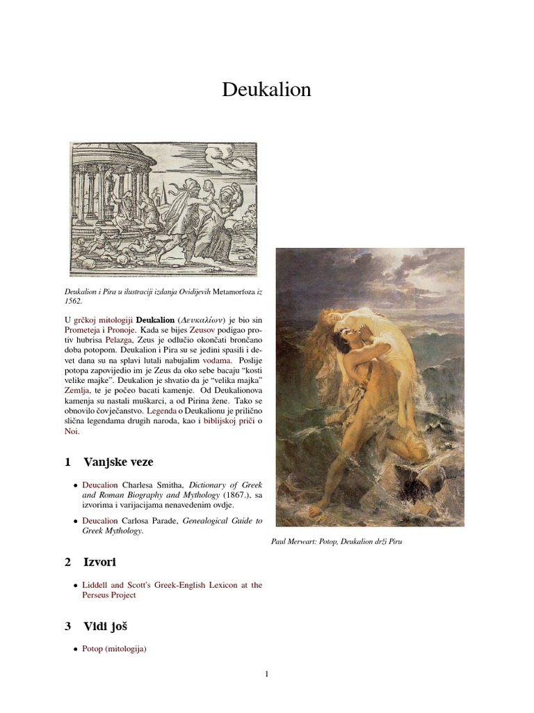Deukalion | PDF