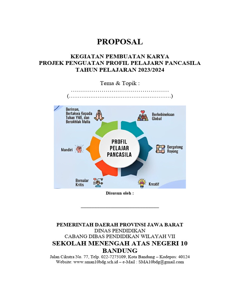 Template Proposal P5 3 | PDF