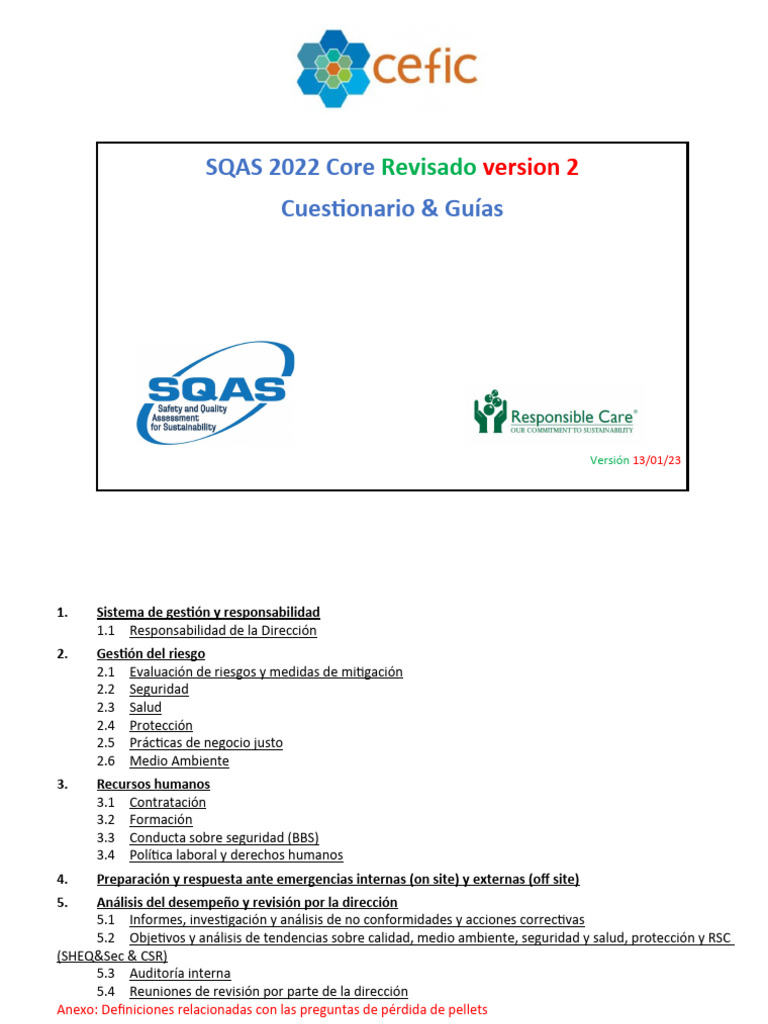 sqas-2022-core-questionnaire-and-guidelines-rev-2-spanish | PDF ...