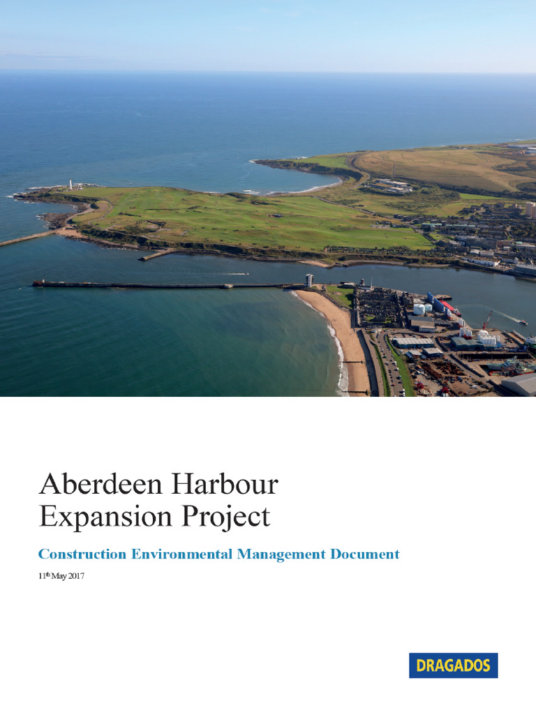Dredging Management for Aberdeen Harbour | PDF | Dredging | Anchor
