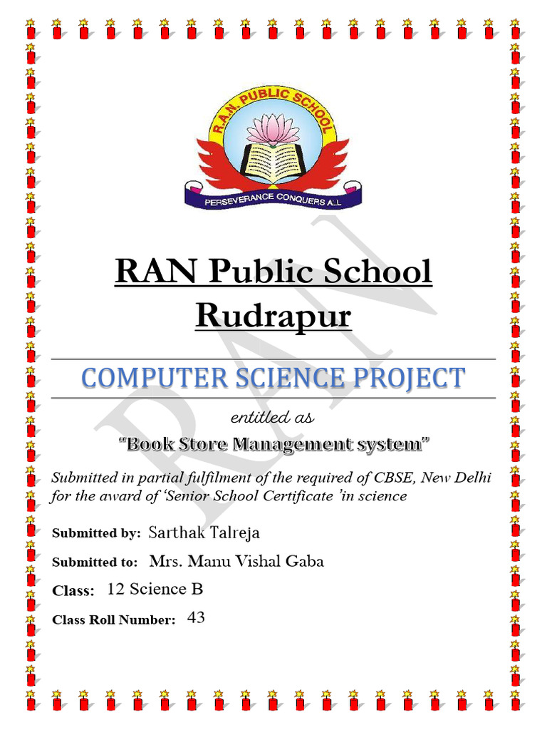 Cs Project Pdf User Computing Login